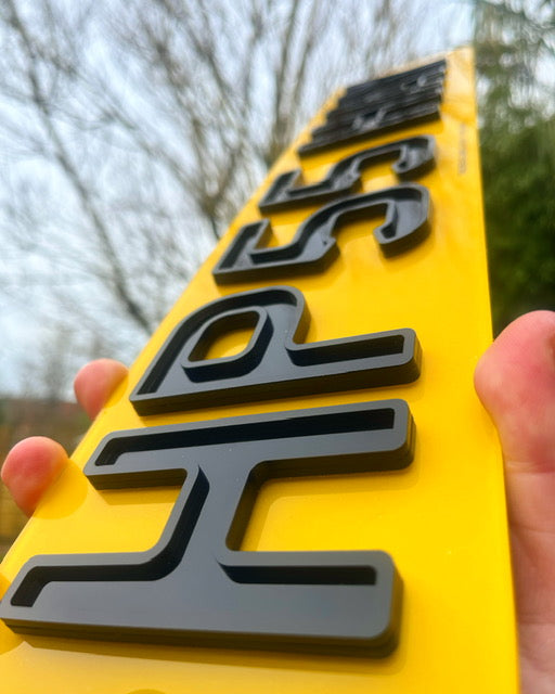 4D Ghost Number Plates (set) – TheRegClinic